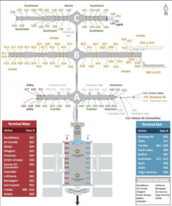 Denver Airport Information - Denver Airport Map (DEN) - Terminals ...